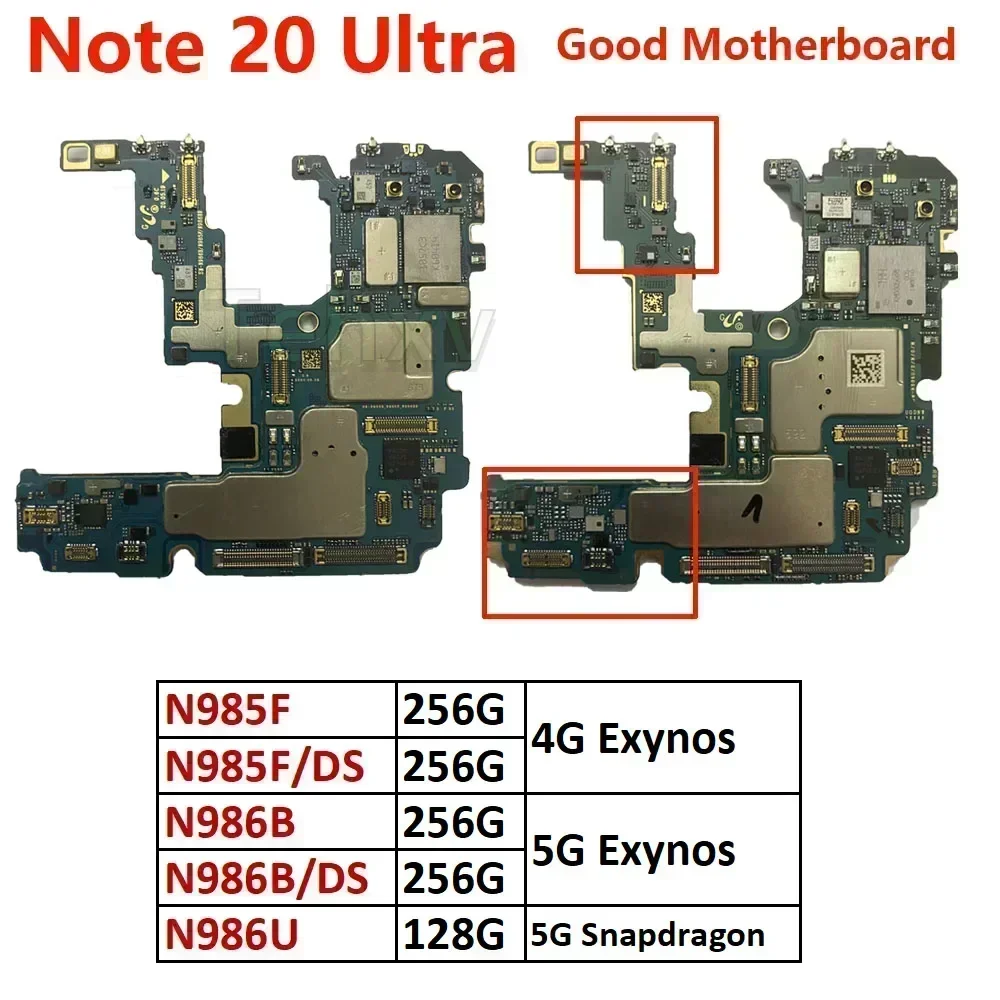 Good-Unlocked-Logic-Main-Board-For-Samsung-Galaxy-Note-20-Ultra-4G-5G ...