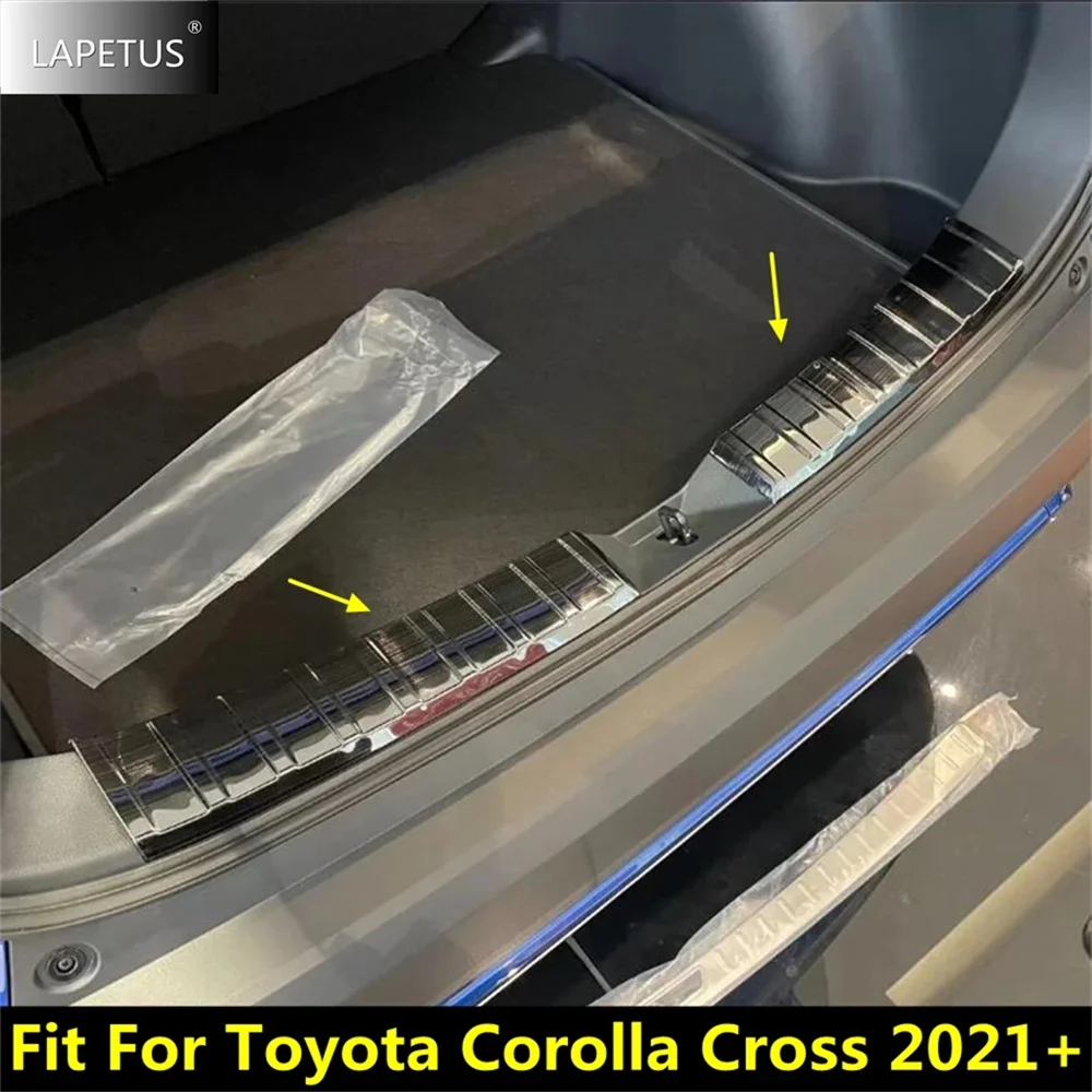 Rear Trunk Bumper Sill Plate Protector Guard Cover Trim For Toyota ...