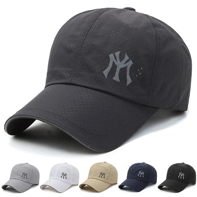 Summer-Women-Men-Quick-Drying-Baseball-Caps-Female-Male-Mesh-Breathable ...