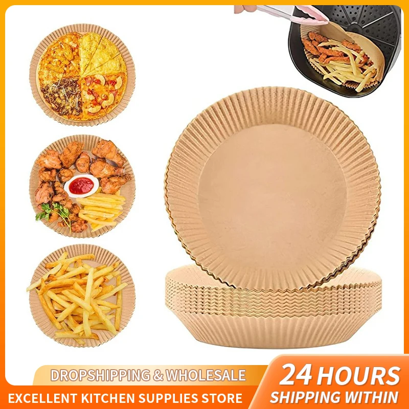 Air-Fryer-Disposable-Paper-Liner-Non-Stick-AirFryer-Parchment-Oil-proof ...