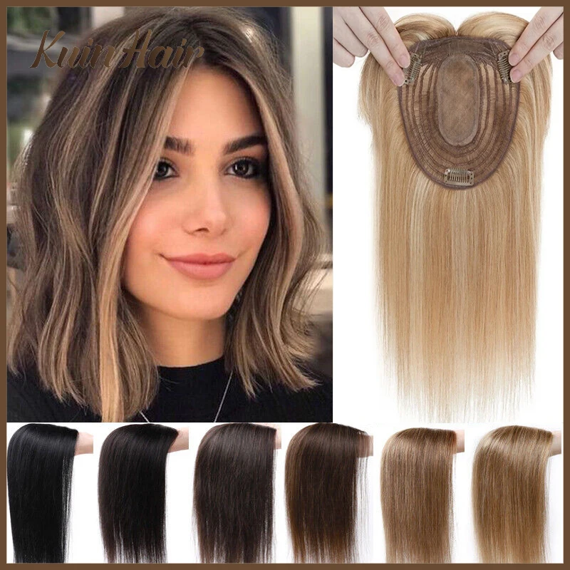 Top-Base-Topper-de-seda-para-As-Mulheres-grampo-No-Hairpiece-extens-o ...