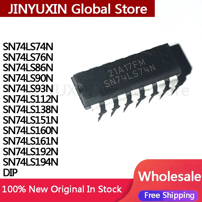 20-piezas-SN74LS74N-SN74LS76N-SN74LS86N-SN74LS90N-SN74LS93N-SN74LS112N ...