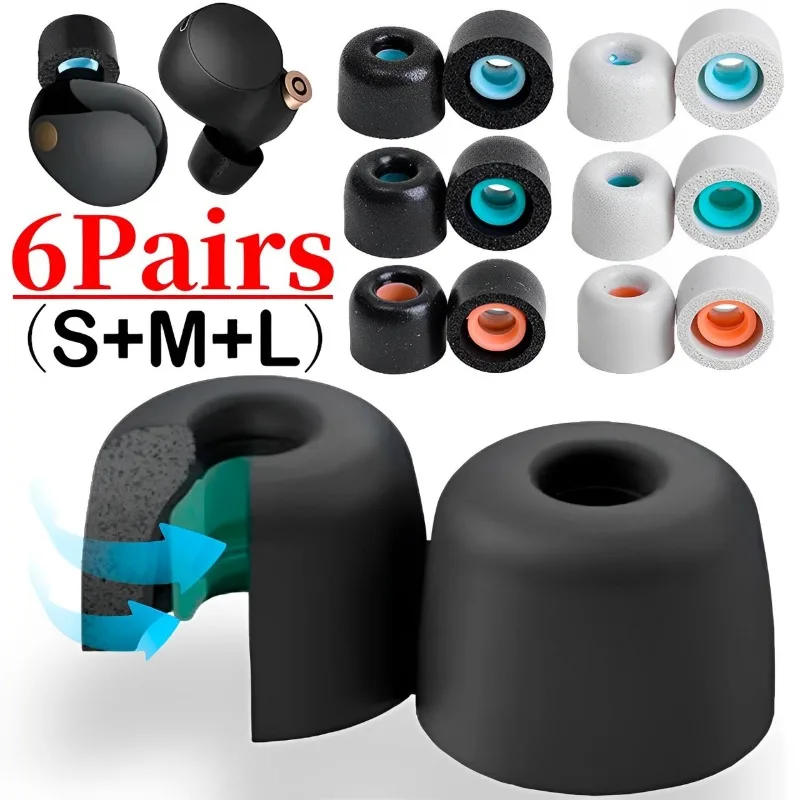 Mem-ria-Foam-Earphones-Ear-Pads-Case-In-Ear-Covers-Earbud-Dicas-Earts ...