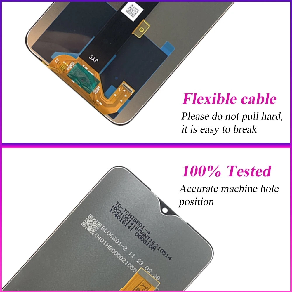 6.8" For Tecno Pova Neo LE6 LE6h LCD Display Touch Screen Digitizer ...