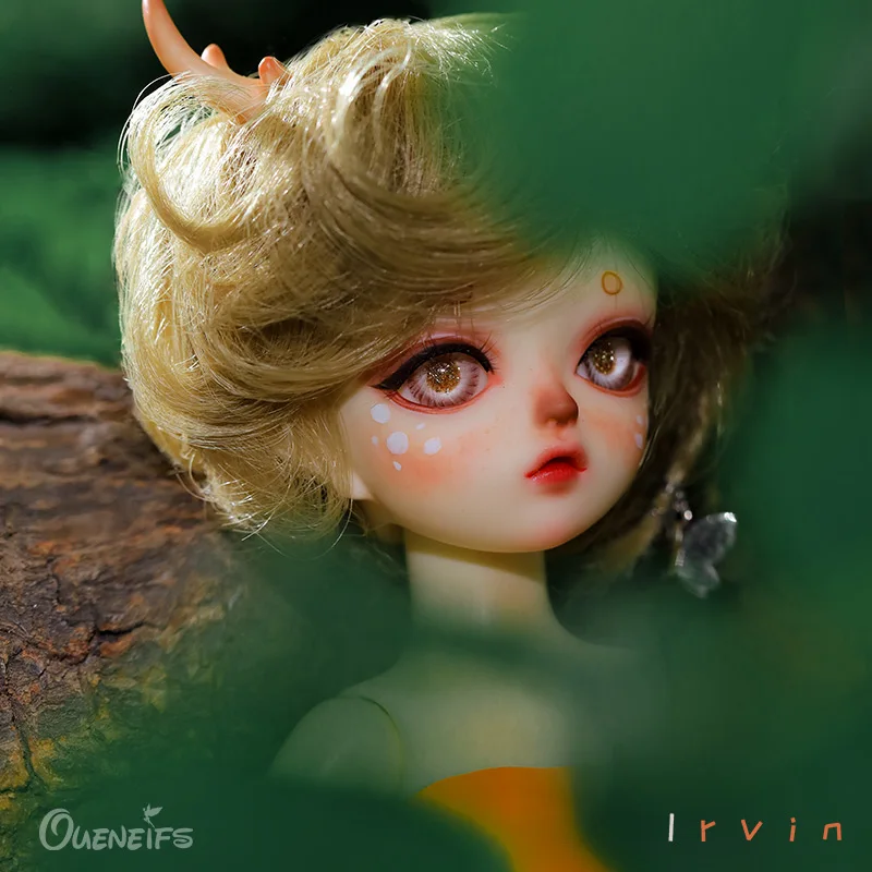 BJD Doll Shuga Fairy Irvin 1/6 Resin Forest Fantasy Deer Feet with ...