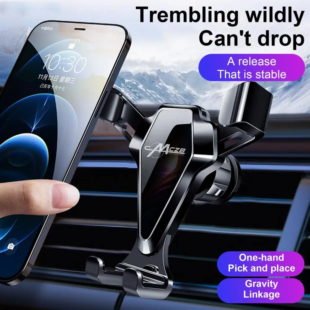 Gravity-Sensor-Car-Phone-Holder-360-Degrees-Rotation-ABS-Smartphone-Car ...