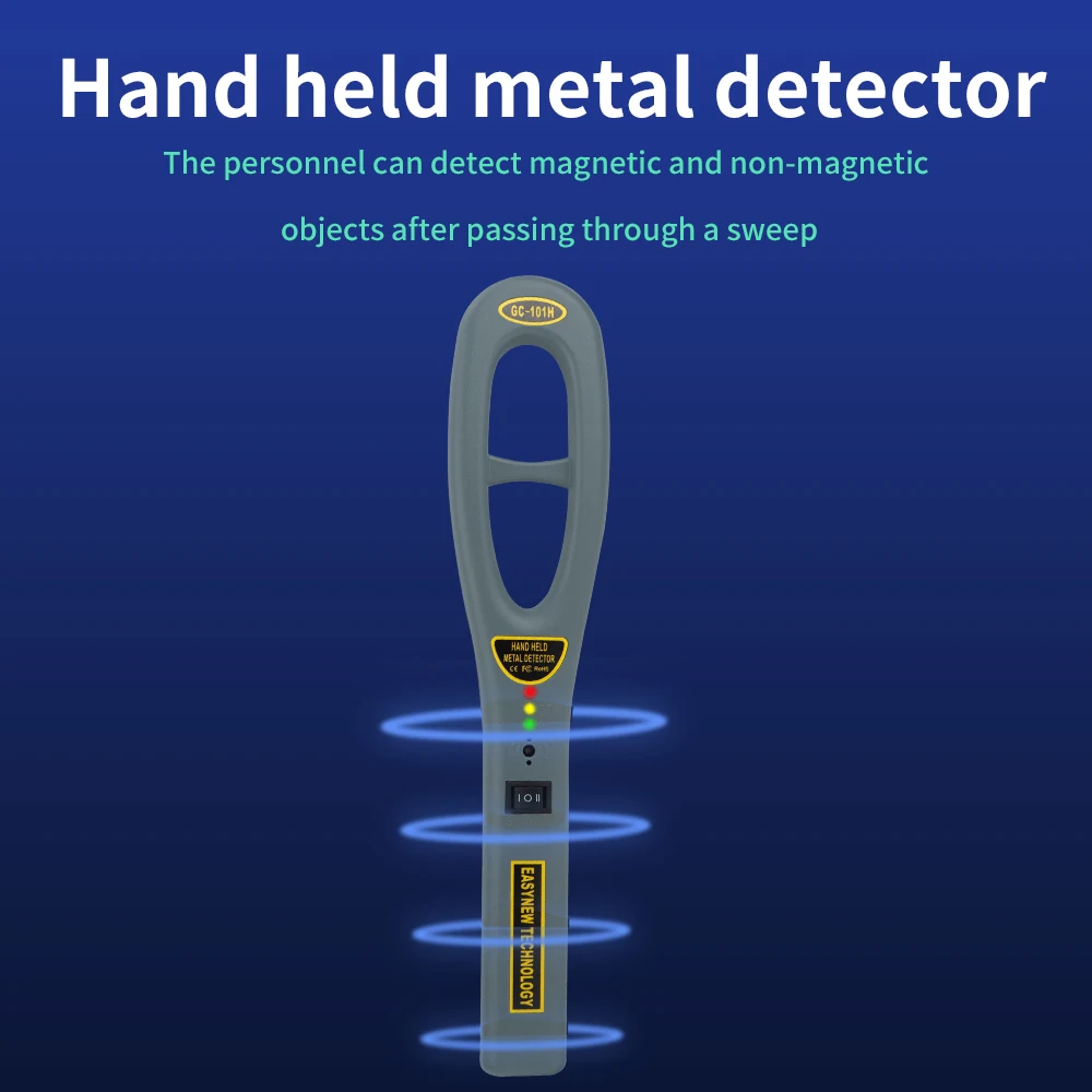 Détecteur de metaux,Détecteur de métaux portatif GC-101H, Scanner haute ...