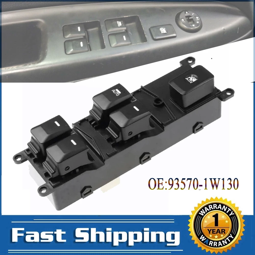 Power Window Switch Glass Lifter Control Left Driver Door for KIA RIO ...