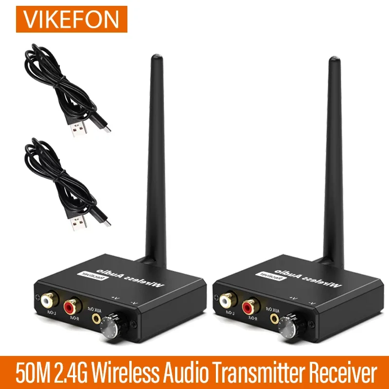 50M 2.4G Digital Wireless Audio Transmitter And Receiver Wireless Audio ...