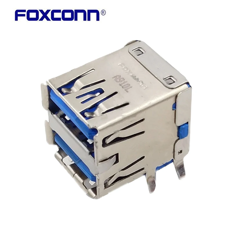 USB-3-0-Double-Port-Connector-Type-A-Receptacle-2x1-PortsSocket-Laptop ...