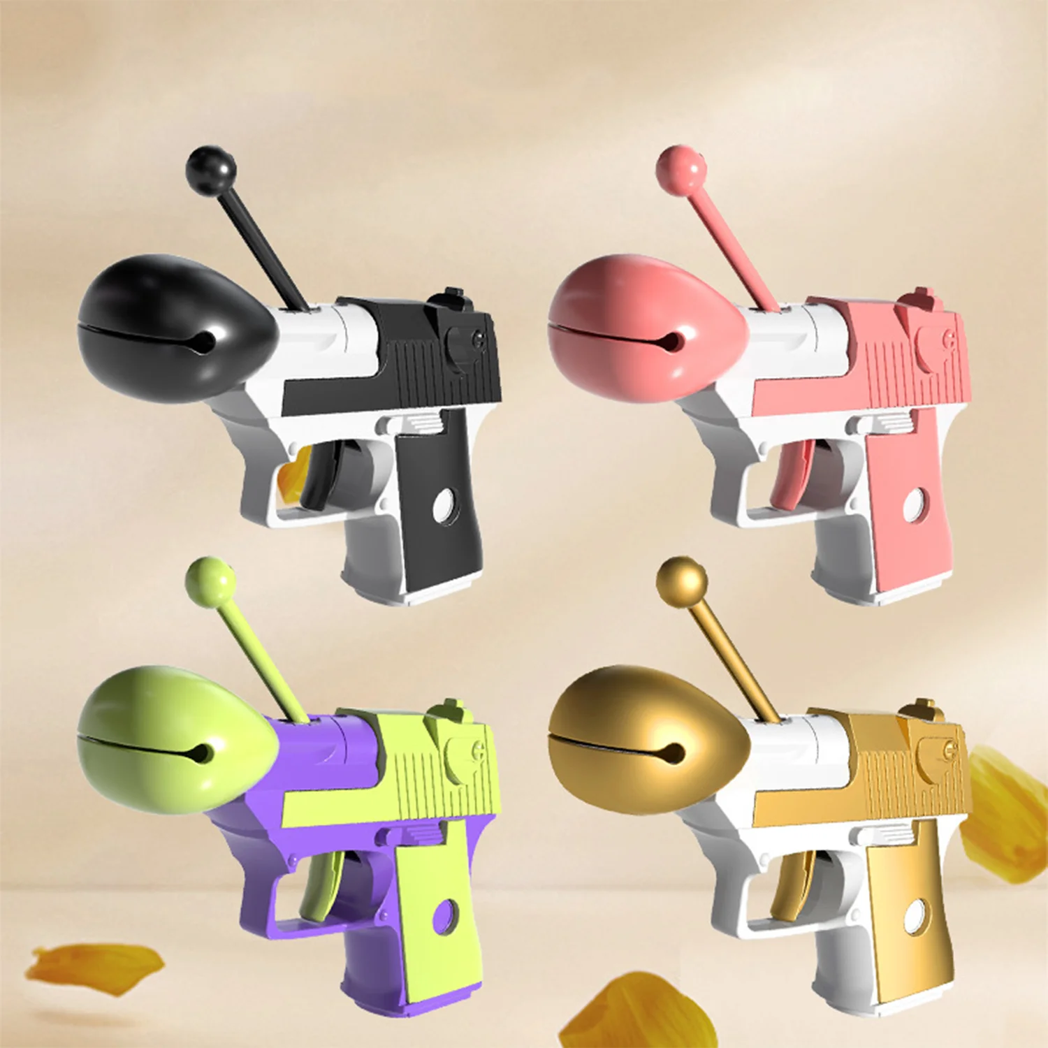 Creative-wooden-fish-function-gun-strikes-merit-1-decompression ...