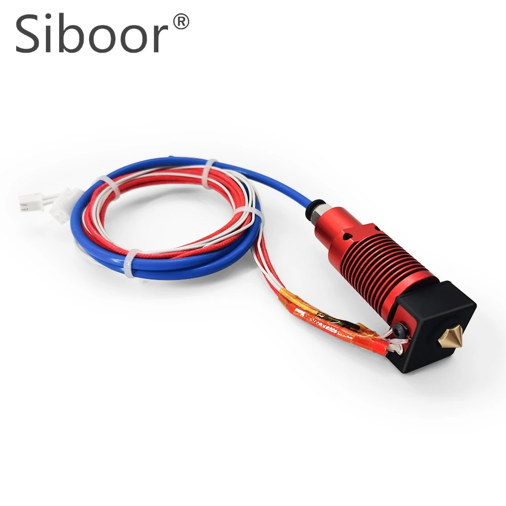 3D Printer Parts Assembled Extruder Hotend Kits Aluminum Heat Block ...