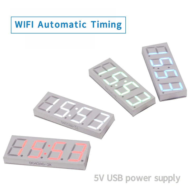 Clock module Automatic time synchronization of WIFI network service 0.8 ...