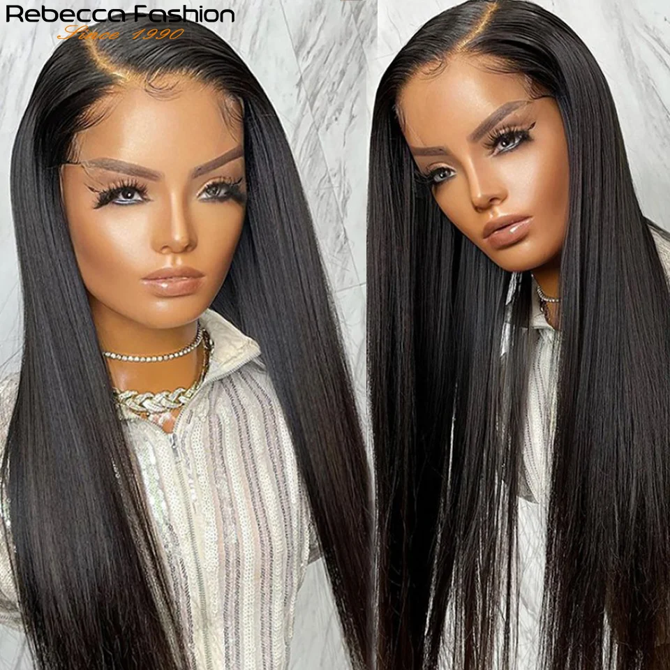 Human Hair Wig Straight Pre Pluck | Straight Wigs Pre Plucked Lace ...