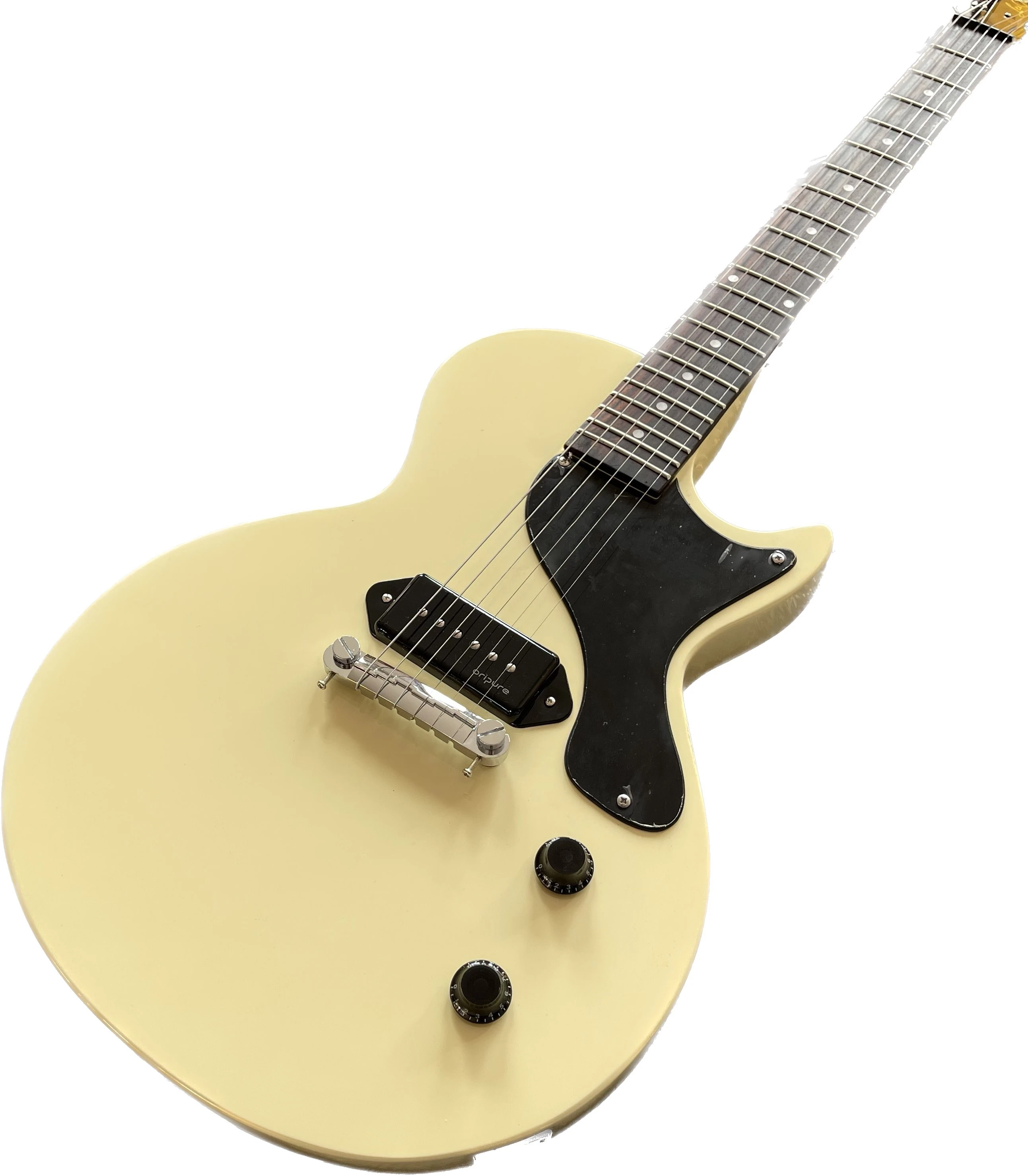 New Custom Cream Electric Guitar Rosewood Fingerboard , One Pickup ...