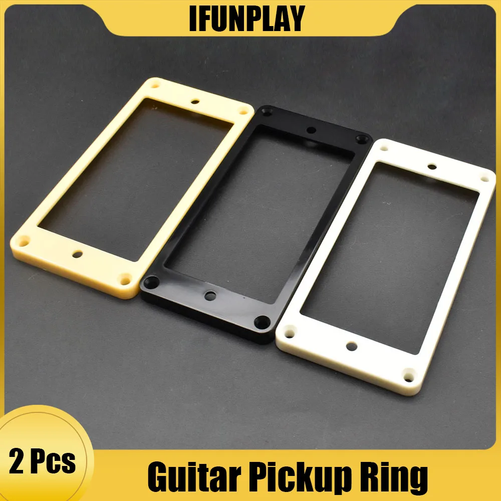 2pcs-Guitar-Humbucker-Flat-Radian-Slanted-Frame-Mounting-Ring-Pickup ...