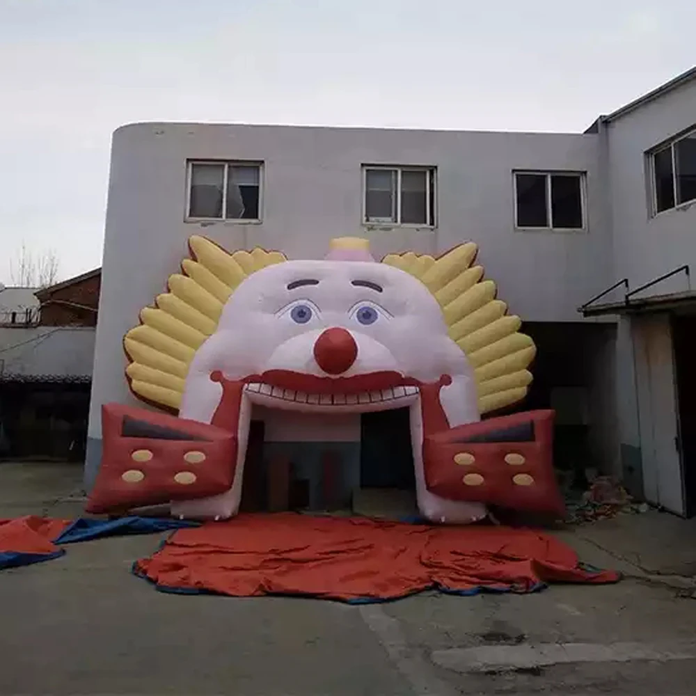 Halloween Decoration Giant Inflatable Clown Tunnel,Circus Clown Arch ...
