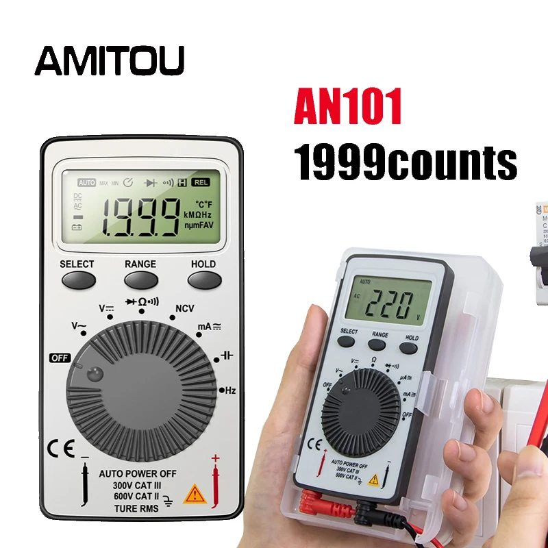 AMITOU-AN101-1999-Counts-Mini-Professional-Digital-Multimeter-AC-DC ...