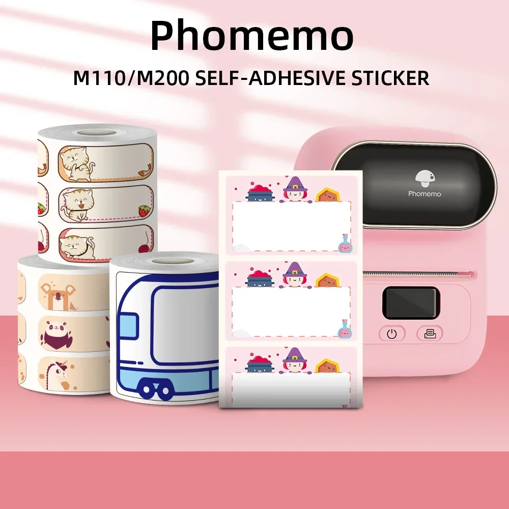 Phomemo-Label-For-M110-M220-M221-White-Color-Round-Transparent-Mini ...