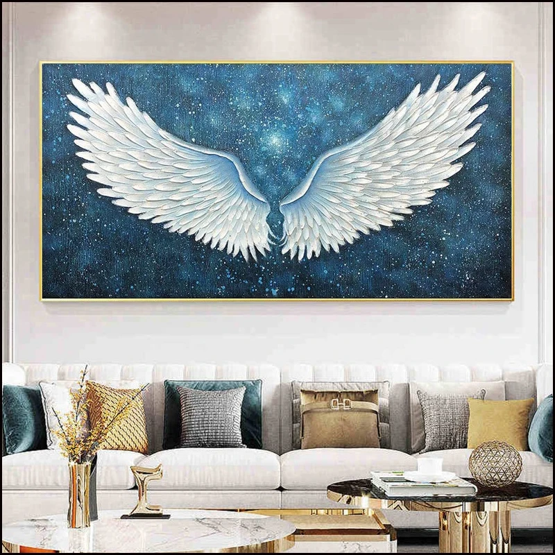 Abstract Flying Bird Art