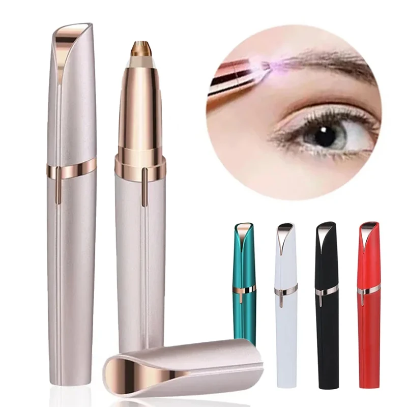Womens Electric Eyebrow Trimmer Eye Brow Shaper Pencil Face Hair ...