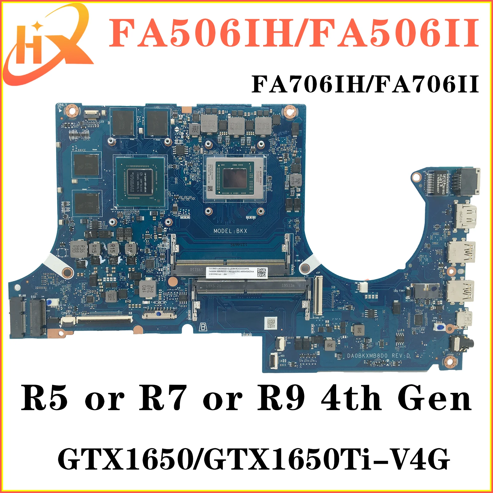 Placa-base-para-port-til-ASUS-FA506IH-FA506II-FA506IU-FA506IV-FA706IH ...