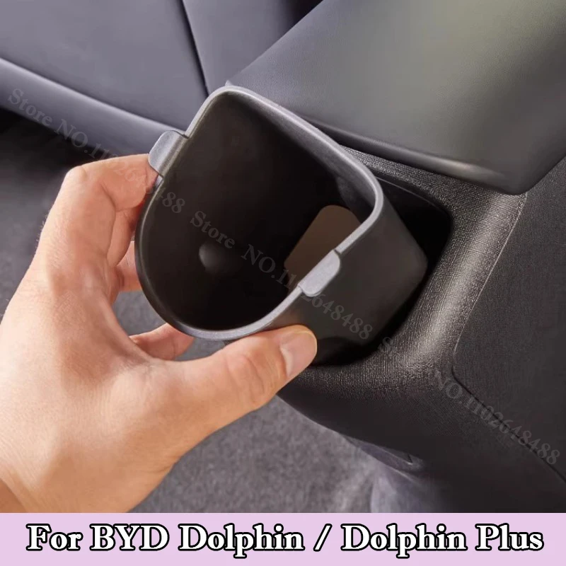 For BYD Dolphin Car Center Control Storage Box ABS Screen Back Tray ...