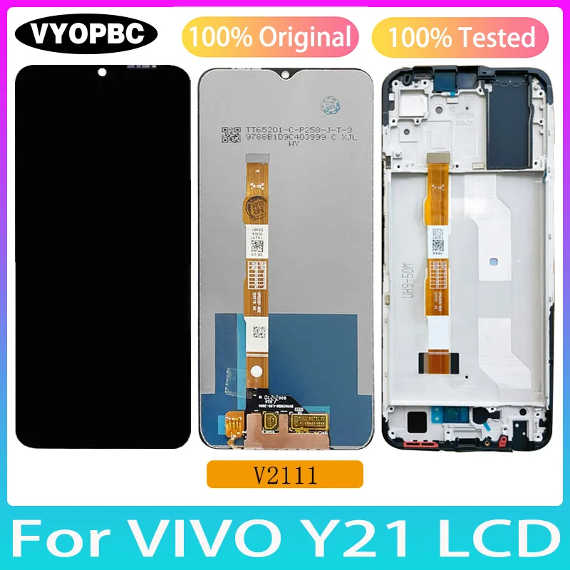 Original-LCD-Display-For-VIVO-Y21-Touch-Screen-With-Frame-Panel ...