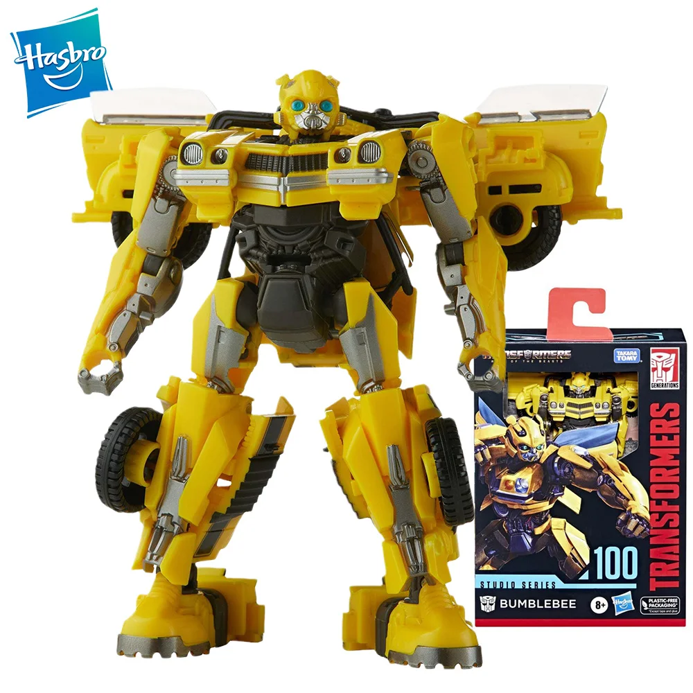 Hasbro Mainan Transformers Studio Deluxe 100 Bumblebee ตุ๊กตาขยับแขนขา ...