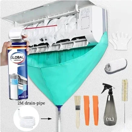Air-Conditioning-Cleaning-Kit-Leak-proof-Cover-Full-Set-of-Air ...