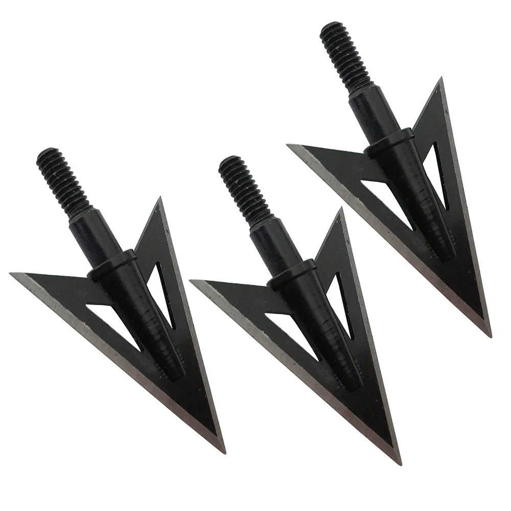 Black-3-6-Pieces-Hunting-Fish-Broadheads-120-Grain-Points-Bowfishing ...