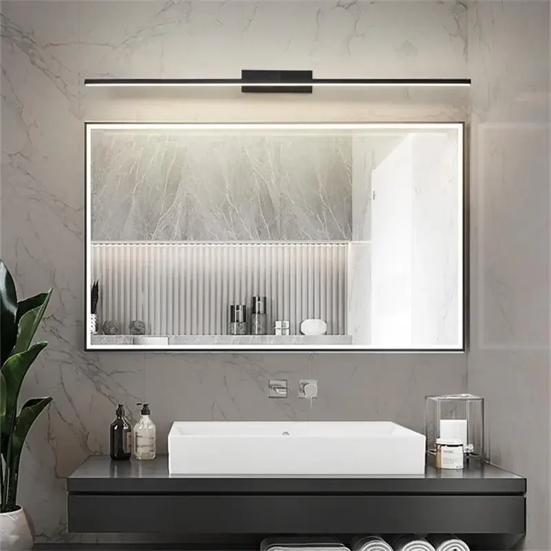 Led-Lights-Mirror-Front-Light-Bathroom-Makeup-Long-Strip-Modern-Nordic ...