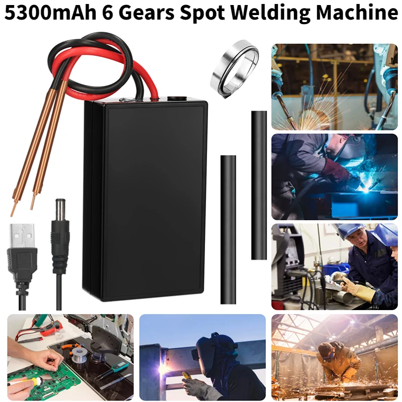 5300mah 6 기어 스폿 용접기 18650 배터리 0 1 0 15mm 전기 스폿 용접기 스폿 용접 펜 장비 전동 공구 키트