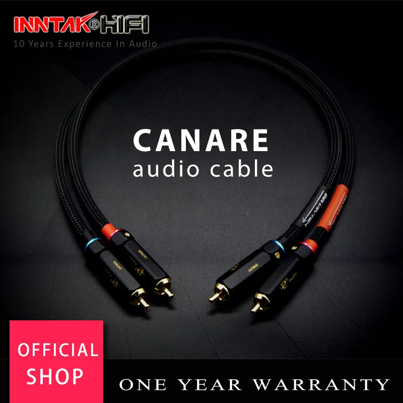2Pcs/Pair CANARE Professional Audio Grade Self-locking RCA To RCA HIFI ...