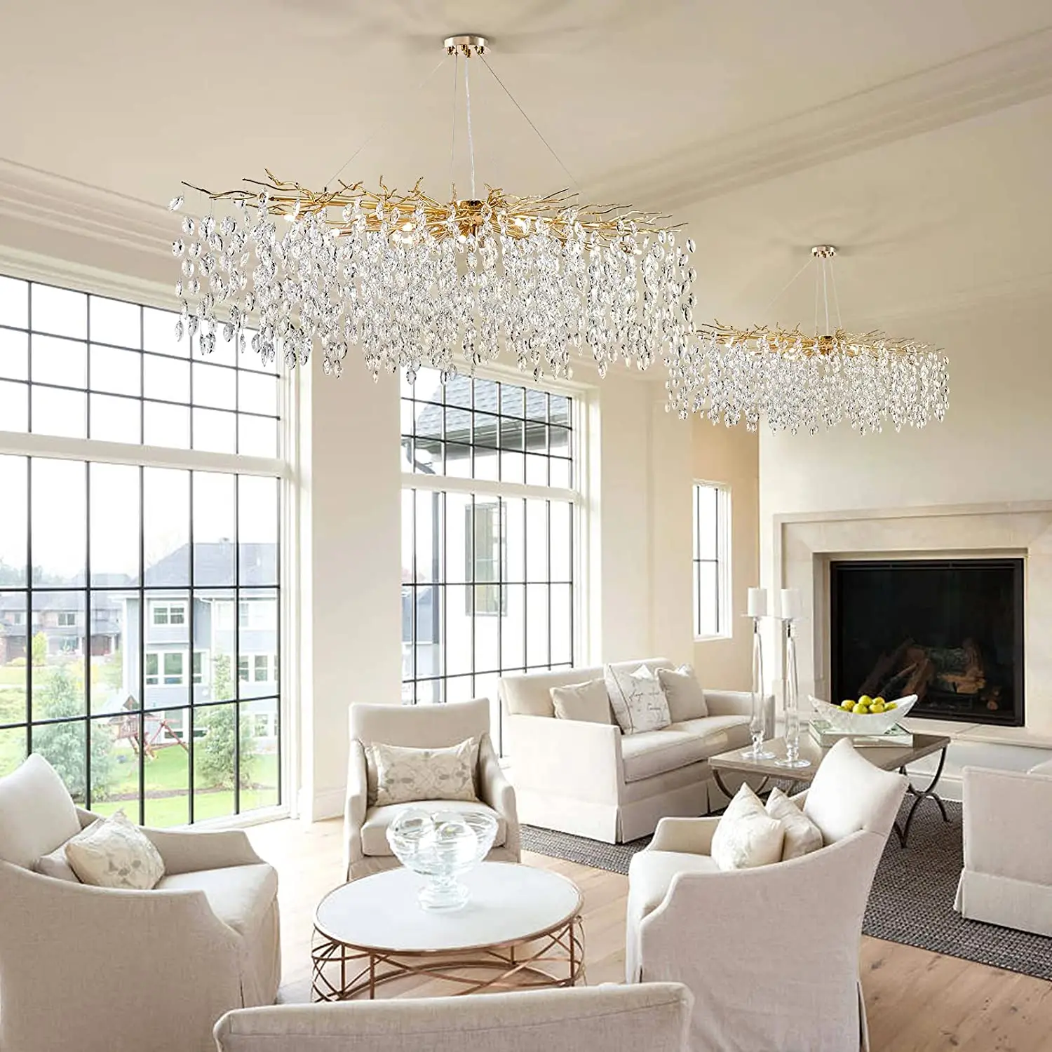 Modern Crystal Chandeliers For Dining Room