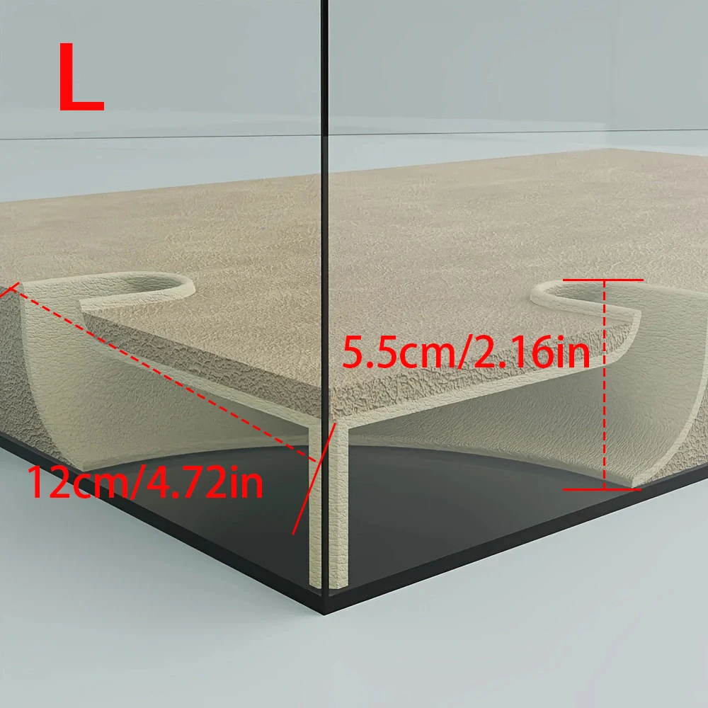 Underground corner tunnel for aquarium cave/ fish tank For Aquatic Pets ...