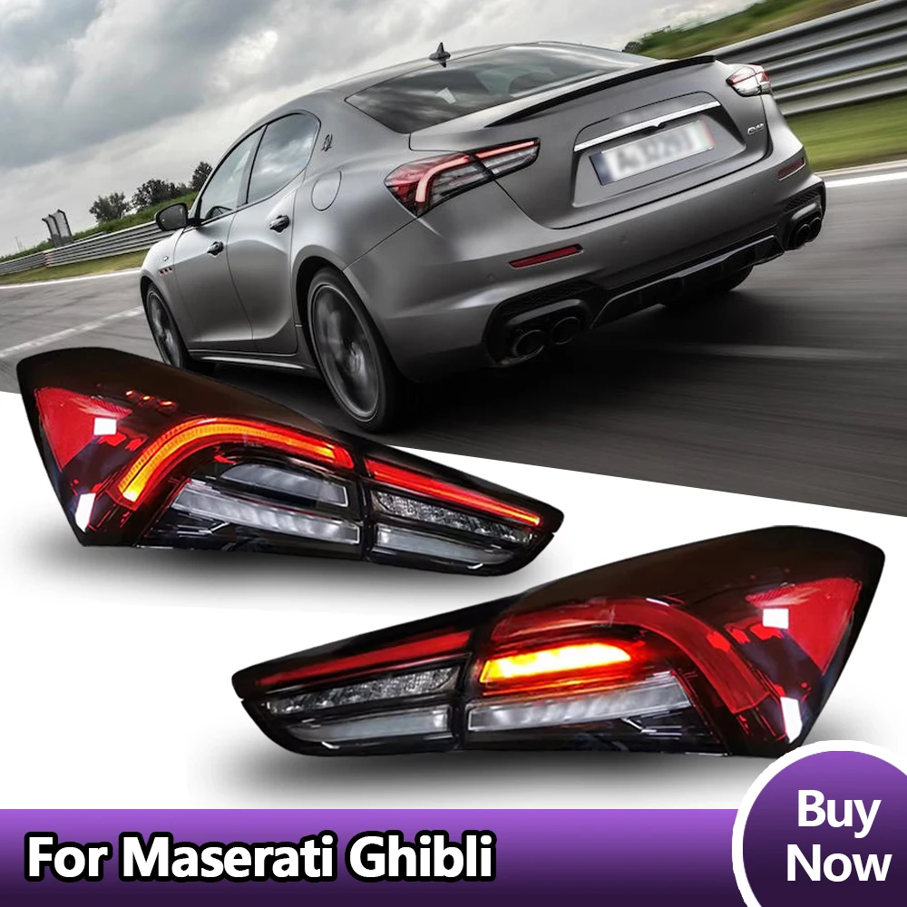 Car Styling For Maserati Ghibli Taillight 2014-2022 Upgrade Rear Tail ...