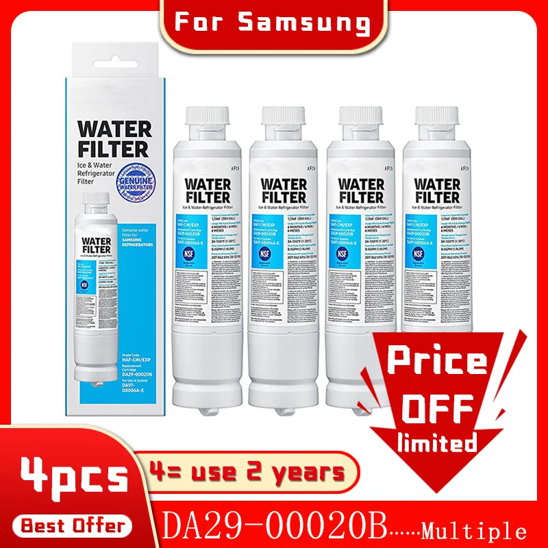 DA29-00020B-4-pcs-lot-For-Samsung-Refrigerator-Replacement-Filter-More ...