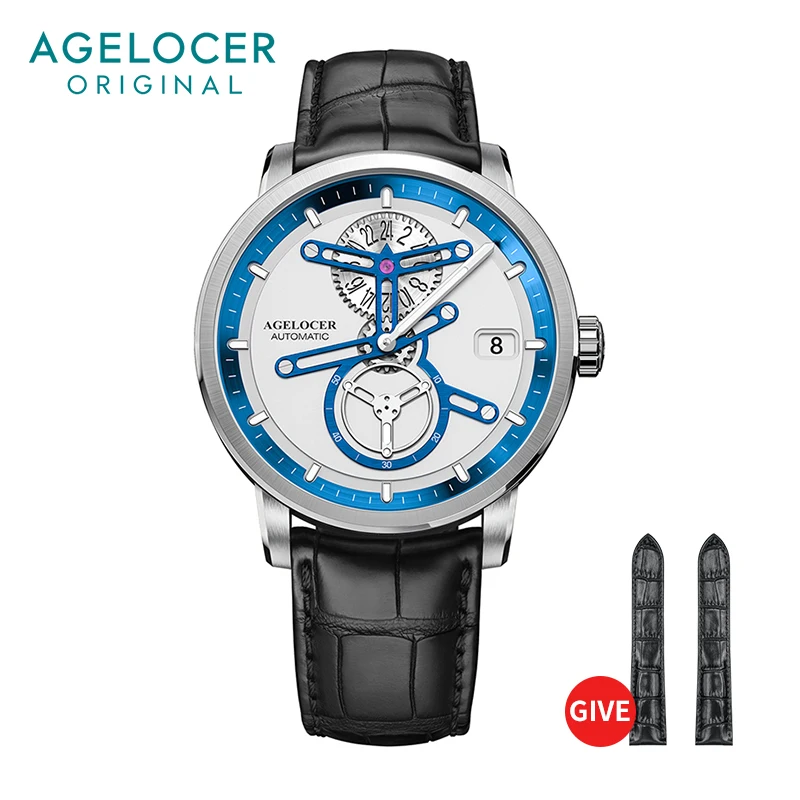 AGELOCER-Men-s-Watch-Automatic-Mechanical-Dress-Business-Space-Station ...