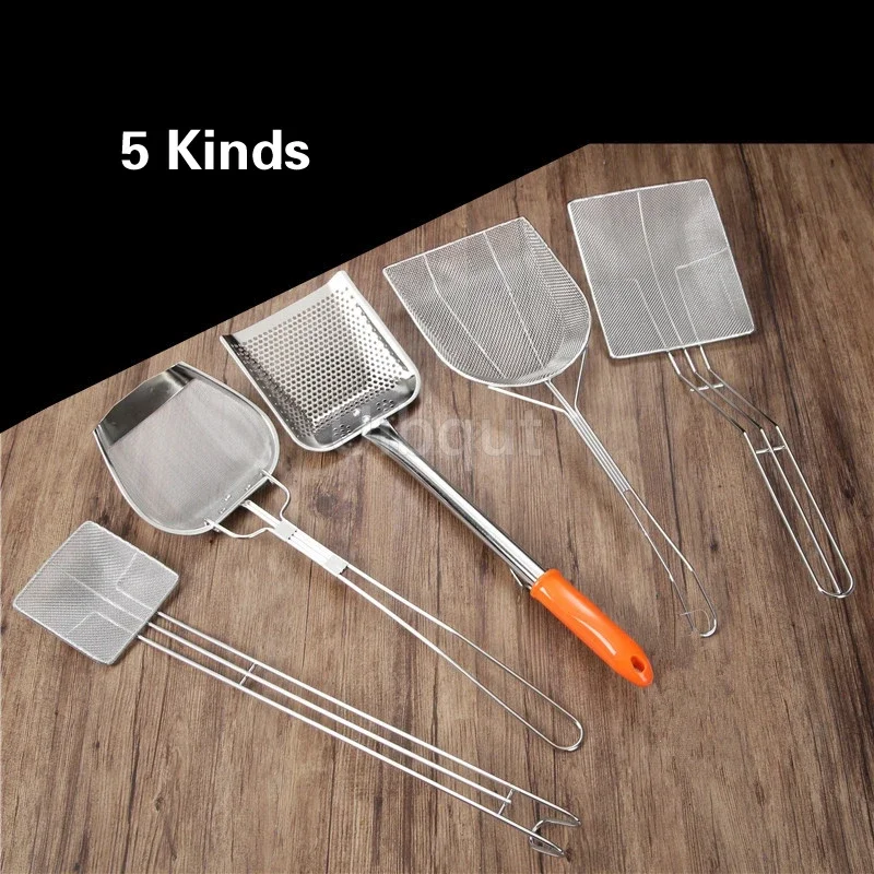 Stainless steel fryer screen French fries frame square filter net ...