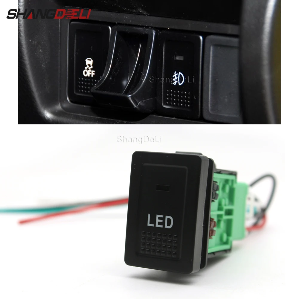 LED-DRL-Light-Car-Radar-Parking-Sensor-Switch-Power-On-Off-Seat-Heated ...