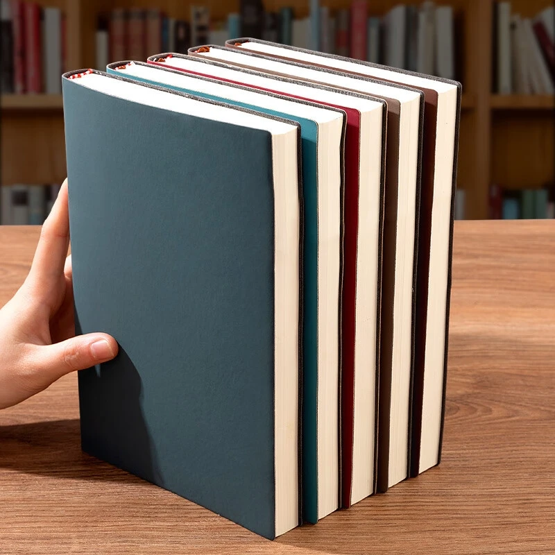 A5-soft-leather-notebook-120-pages-double-sided-writing-popular-office ...