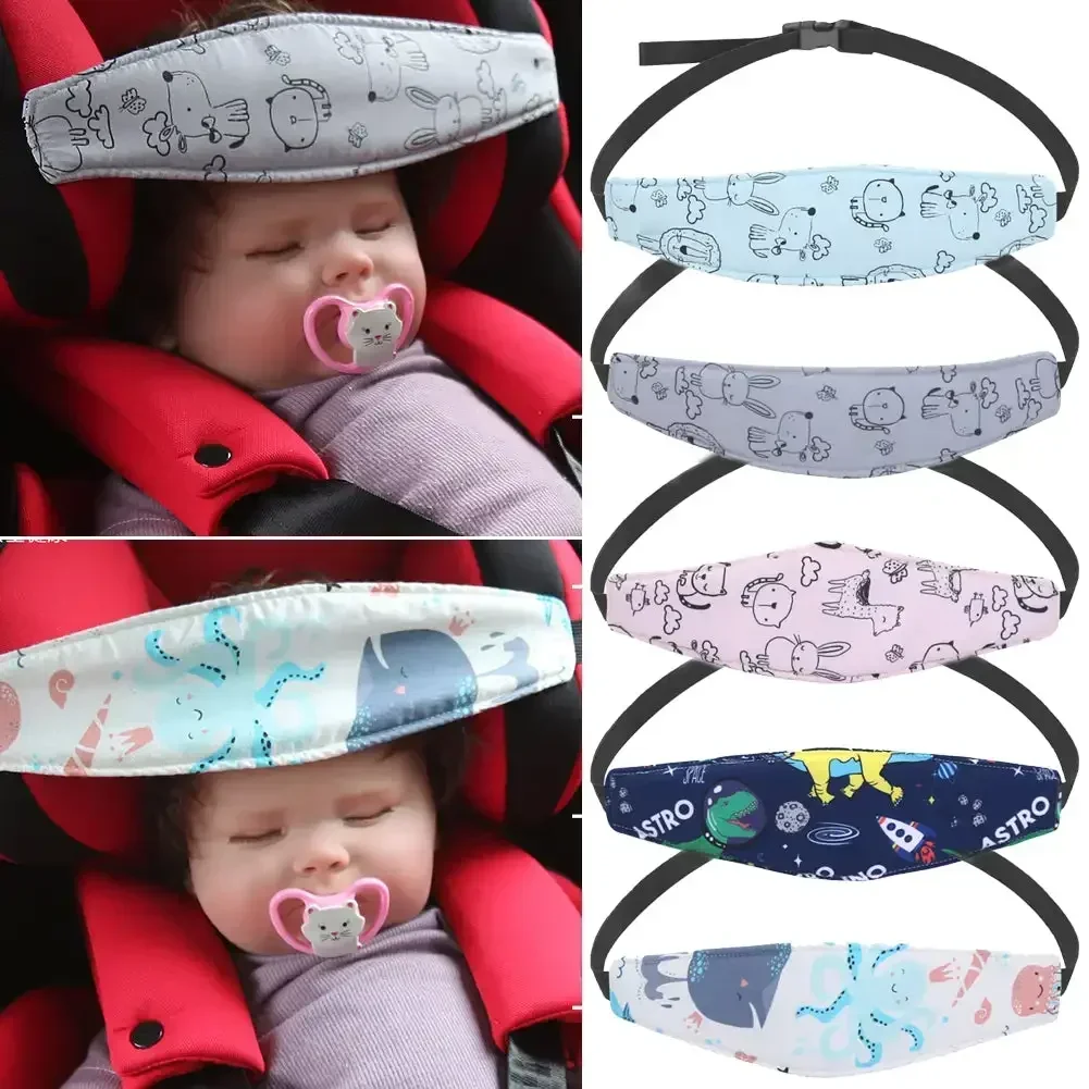 Cartoon-Baby-Head-Support-Strap-for-Children-s-Car-Safety-Seat-Headrest ...