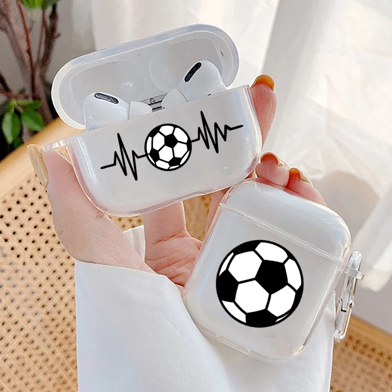 Soft-Transparent-TPU-Case-for-Apple-Airpods-Pro-2-3-1-Cases-Football ...
