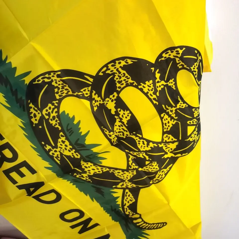 Bandera Libertaria Negra Y Amarilla