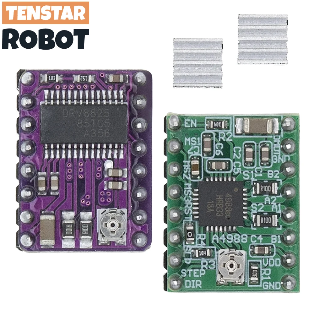 3D-Printer-Parts-StepStick-A4988-DRV8825-Module-Stepper-Motor-Driver ...