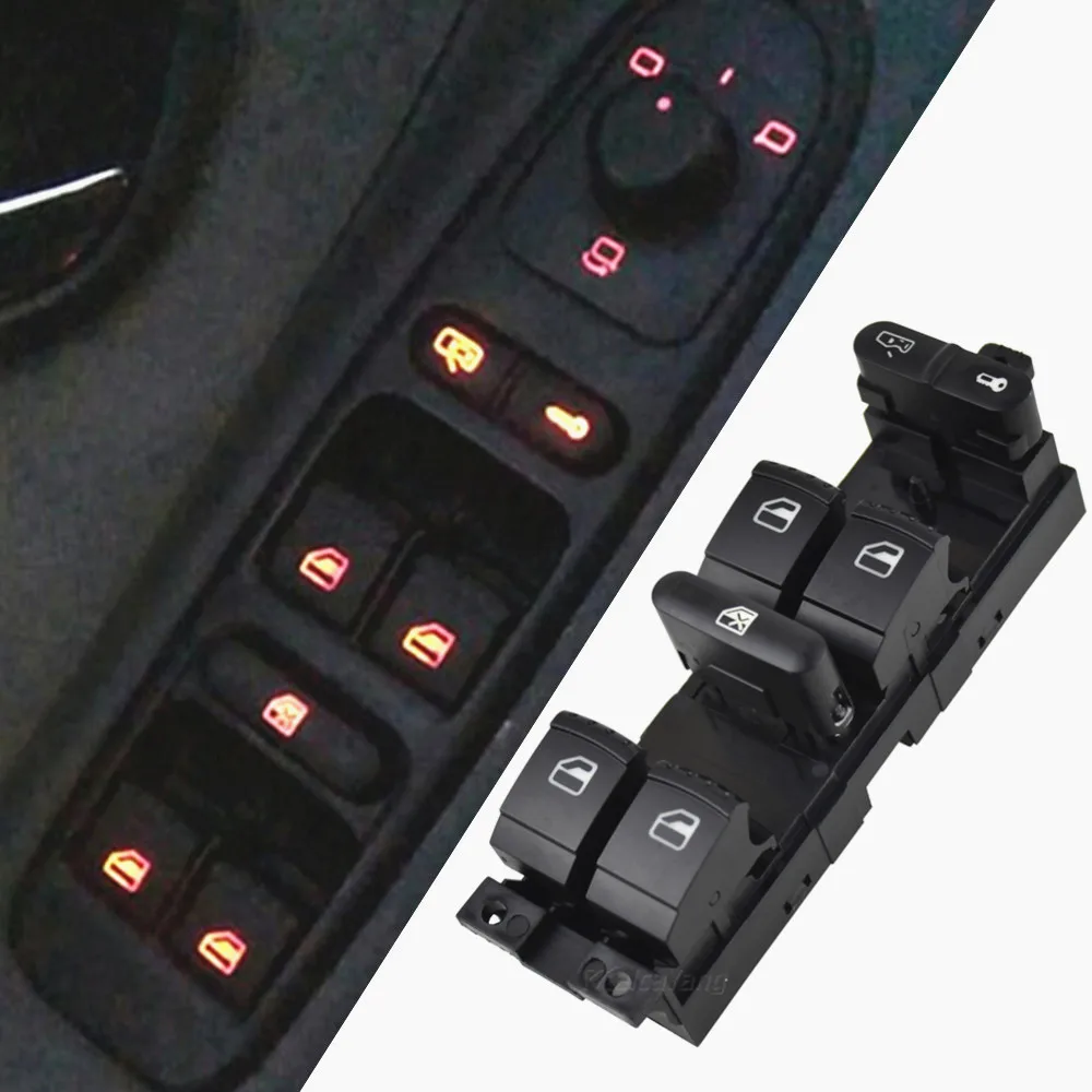 Window Panel Master Control Switch 1J4959857D For Volkswagen Golf 4 ...