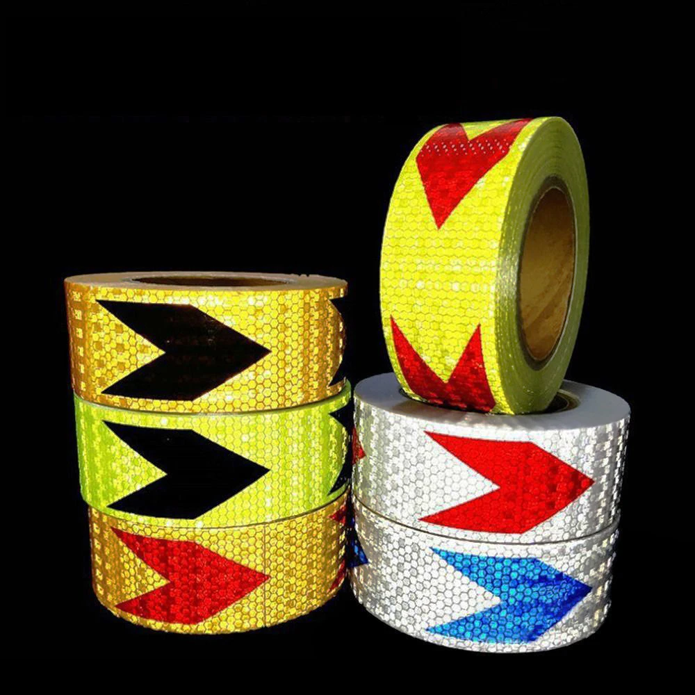3m-5cm-Reflective-Warning-Tapes-Motorcycle-Car-Garage-Floor-Decor ...