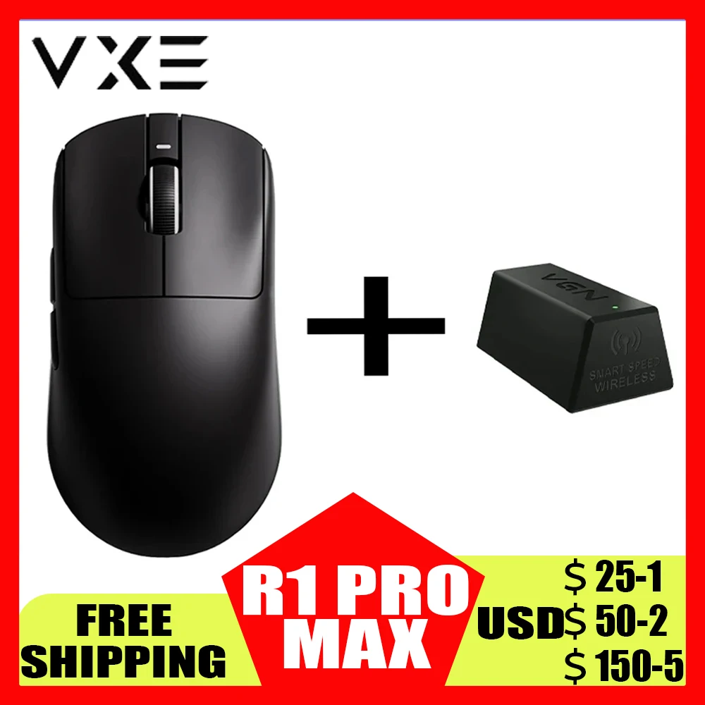 Vgn-Vxe-R1-Pro-Max-Mouse-4k-Three-Mode-Wireless-Bluetooth-Reciver-E ...