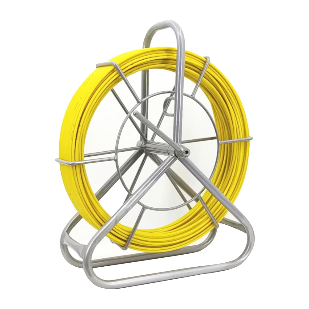 6mm-150m-Fiberglass-Fish-Tape-Continuous-Reel-Wire-Duct-Rodder-Cable ...
